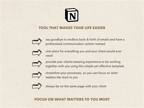 notion template client portal client dashboard project management
