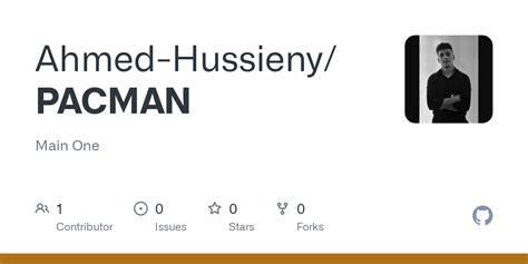 GitHub Ahmed Hussieny PACMAN Main One