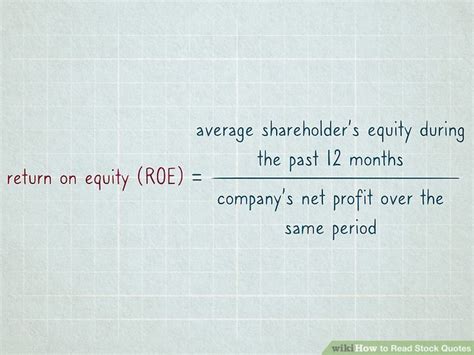 Ways To Read Stock Quotes WikiHow