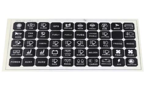 Universal 8 Gang Switch Panel NightRider LEDS Automotive Equipment And Commercial LED Lighting