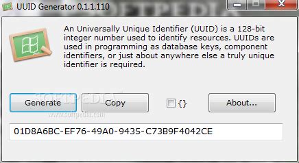UUID Generator Download Softpedia