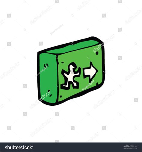 Exit Sign Drawing Stock Vector Royalty Free 53081944 Shutterstock