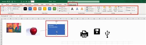 How To Use Format Shapes Earn And Excel