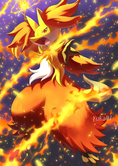 Delphox Pokemon Drawn By Yukariyukari21653710 Danbooru