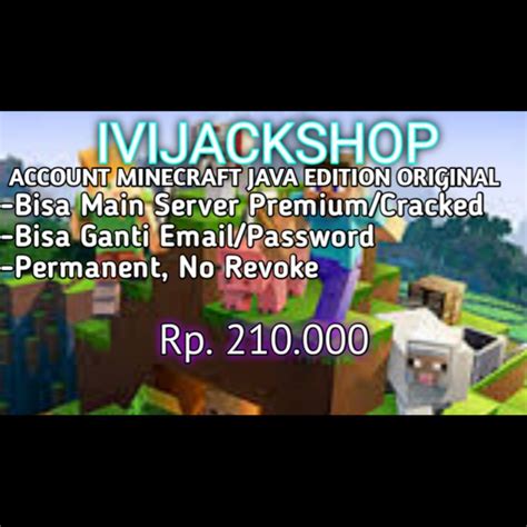 Jual Minecraft Java Edition And Bedrock Original Pc Shopee Indonesia