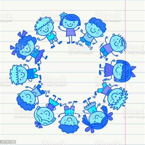 아이 들 학교 유치원과 프레임입니다 행복 한 아이 들 창의력 상상력 낙서 아이콘 아이 들과 함께입니다 재생 하 고 연구 하 고 행복 한 학생 과학 성장 하 고 모험 탐험