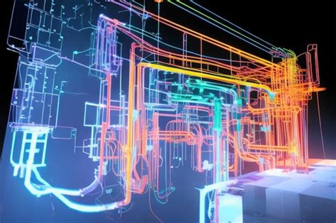 Premium Ai Image Building Piping Systems Hand Edited Generative Ai