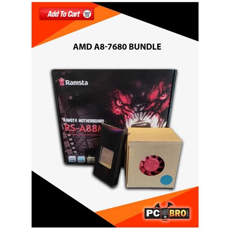 AMD A Bundles Processor And Motherboard Shopee Philippines