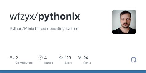 Github Wfzyx Pythonix Python Minix Based Operating System