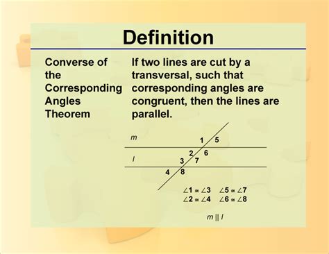 Corresponding Angles Converse