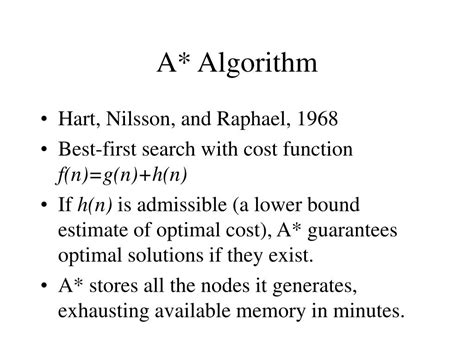 Ppt Recent Progress In The Design And Analysis Of Admissible Heuristic Functions Powerpoint