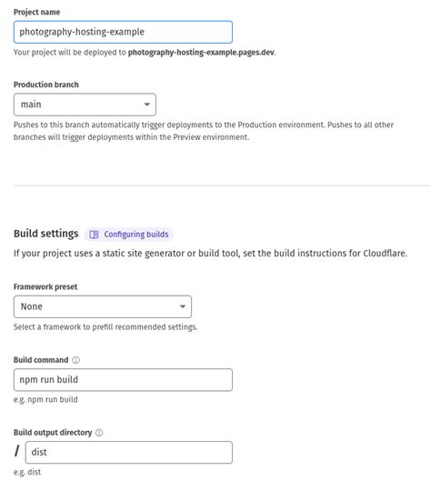 free photography hosting with cloudflare pages