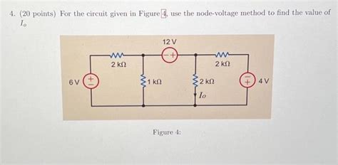 Solved Points For The Circuit Given In Figure Use Chegg