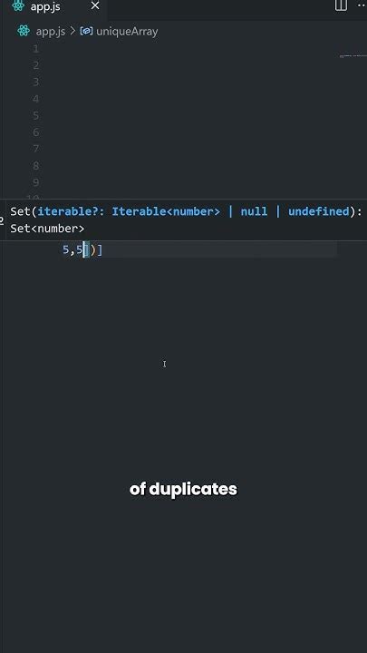 💡 Remove Duplicate Values In Javascript With One Line Coding Frontend Programming