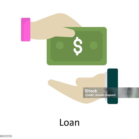 대출 벡터 플랫 아이콘 디자인 그림입니다 흰색 배경에 기호 Eps 10 파일 가격에 대한 스톡 벡터 아트 및 기타 이미지 가격 개념 교육 Istock