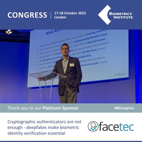 [video] Biometrics Institute On Linkedin Bicongress Biometrics Deepfakes Digitalidentity