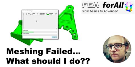 Cad Model Why Meshing Fails Fea For All