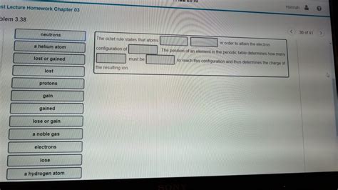 Solved St Lecture Homework Chapter 03 Hannah Blem 338 36 Of