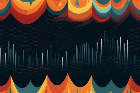 Premium Ai Image Dynamic Abstract Pattern Inspired By Music And Sound Waves Created With