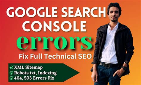 Fix Google Search Console Errors Xml Sitemap Website Index Robots Txt By Ekram Hossen Fiverr
