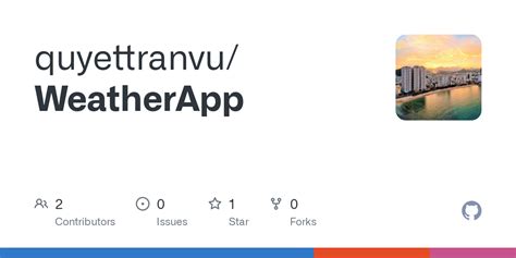 GitHub Quyettranvu WeatherApp