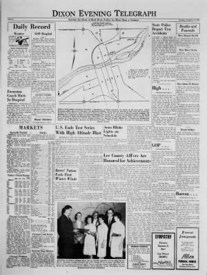 Dixon Evening Telegraph From Dixon Illinois ™