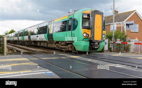 Class 377 Electrostar Southern Rail Train In West Sussex England Uk