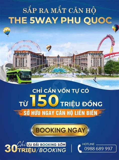 The 5way Phú Quốc Giá Bán Chủ đầu Tư Vingroup Quý 3 2023