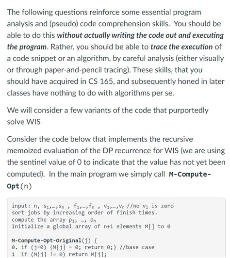 Solved The Following Questions Reinforce Some Essential