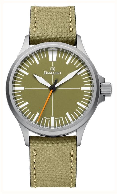 Damasko Ds30 Olive Three Hand Automatic 39mm Olive Green Dial Ds30