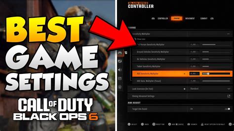 🎮 New Best Settings In Bo6 Controller Movement And Graphics Youtube