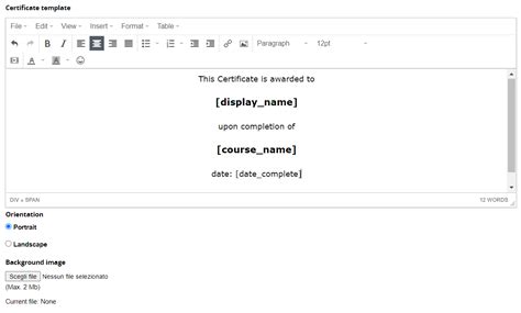 Certificates Formalms Documentation