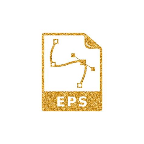 Premium Vector Eps File Format Icon Gold Glitter Texture Vector