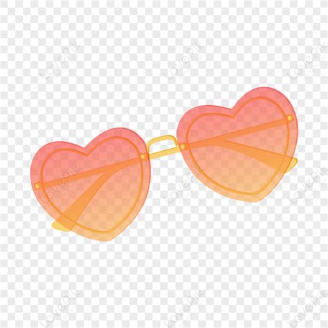 분홍색 노란색 만화 일러스트 선글라스 클립 아트색안경아름다운 Png 일러스트 무료 다운로드 Lovepik