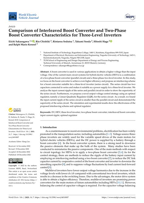 Pdf Comparison Of Interleaved Boost Converter And Two Phase Boost