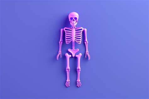Representation Skeleton Biology Science Premium Ai Generated Image