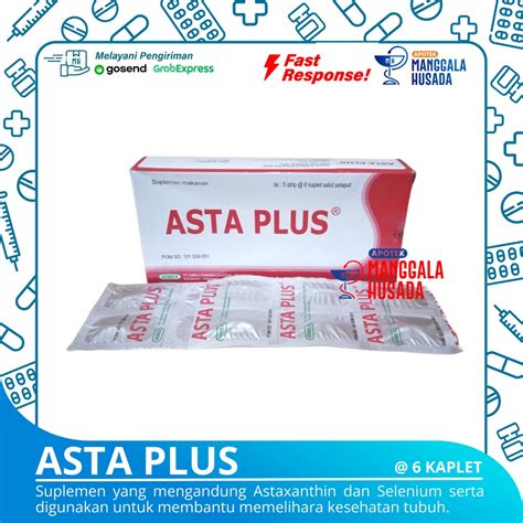 Jual Asta Plus Suplemen 6 Kaplet Shopee Indonesia