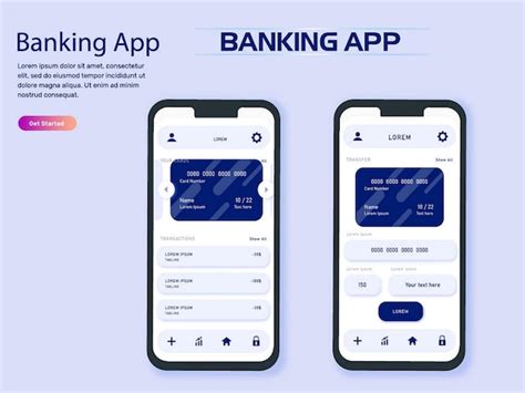 Premium Vector Banking App Interface Concept
