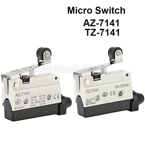 1Pcs AZ 7141/TZ 7141 마이크로 스위치 방수 마이크로 스위치 손잡이가있는 소형 롤러 방진 스위치|스위치 ...