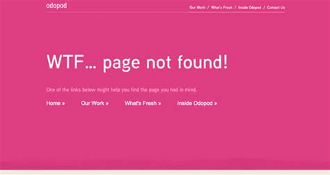 35 Creative 404 Error Pages Web Design Ledger