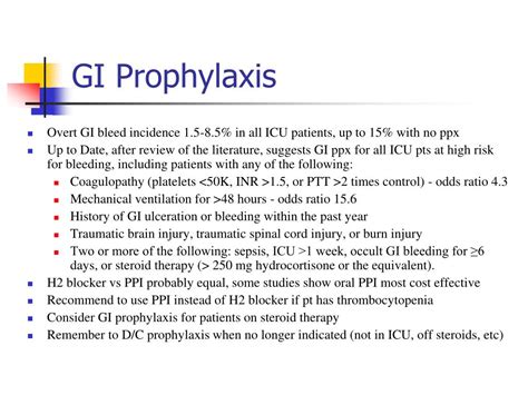 What Is Gi Prophylaxis At Jacqueline Sadler Blog