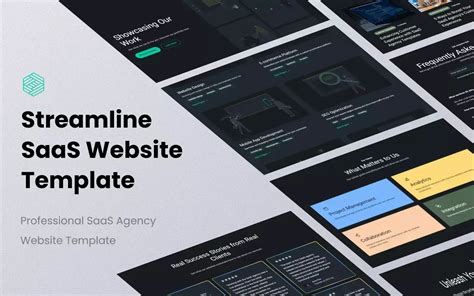 Streamline Saas Html5 Responsive Website Template
