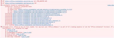 Custom Word And Outlook Add Ins Are Not Loading For 2 Specific Users With Angular2 SystemJS