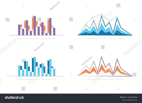 Bar Chart Histogram Business Infographics Vector Stock Vector Royalty