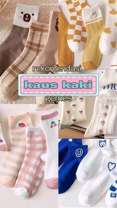 Kaus Kaki Warna Warni Aneka Motif 🌈 Youtube