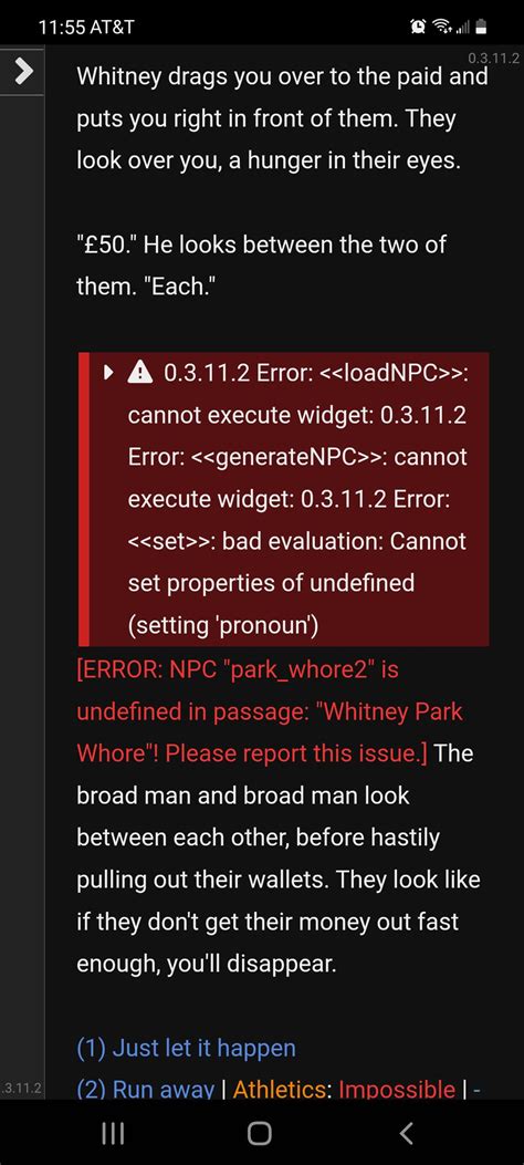 Found A Bug R DegreesOfLewdity