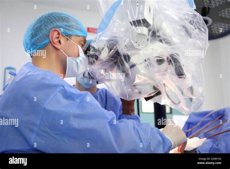 Treatment Of A Brain Aneurysm Surgical Operation On The Brain A Team
