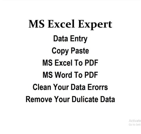 Do Ms Excel Data Entry Pdf To Excel Clean Data By Osamamirxa Fiverr