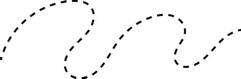Curved Dashed Line 28262758 Vector Art At Vecteezy