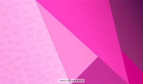 Pink Triangular Abstract Design Vector Download